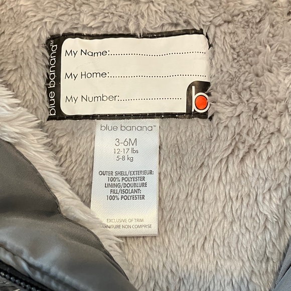 Blue Banana | One Pieces | Blue Banana Baby Bunting Suit With Faux Fur ...